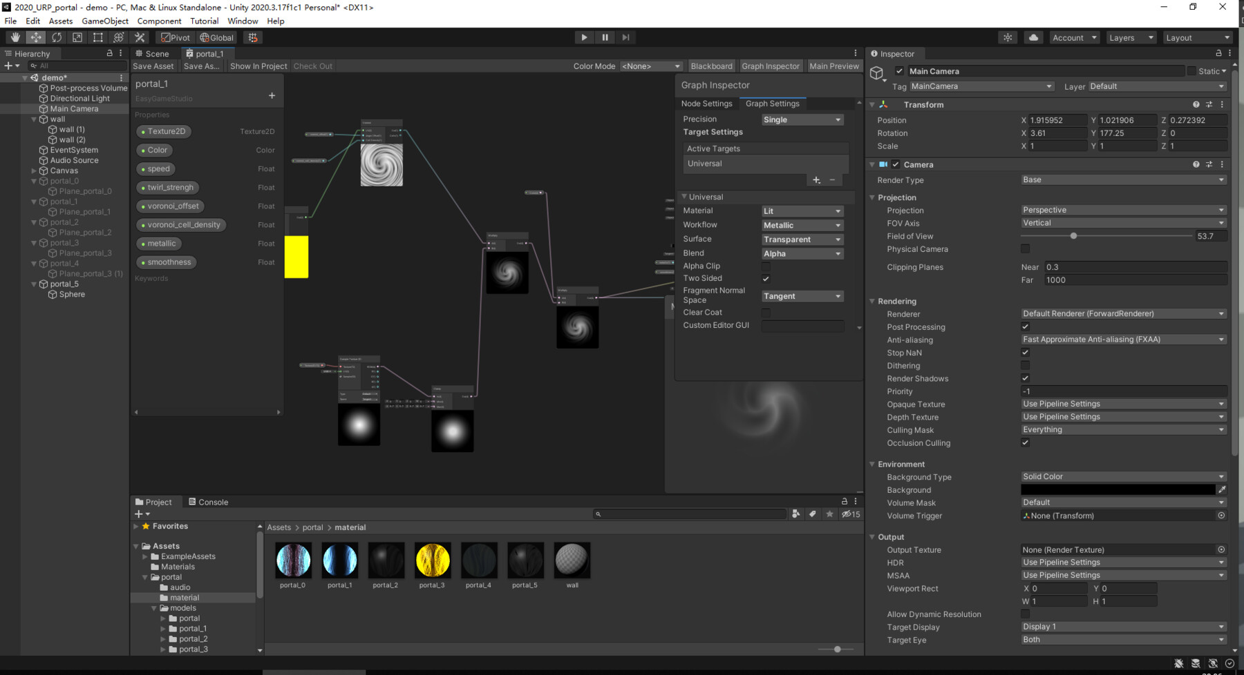 ArtStation - Unity VFX - Portal Effect | Game Assets