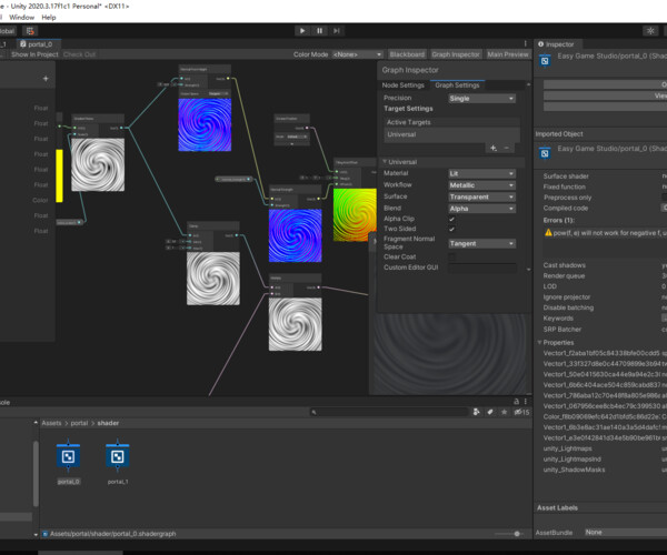 Artstation Unity Vfx Portal Effect Game Assets
