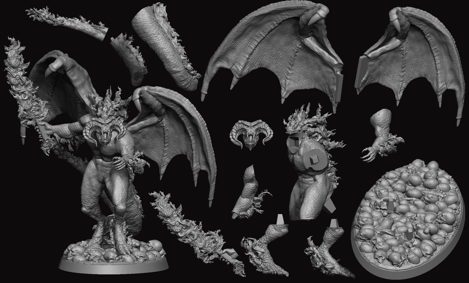 ArtStation - Balrog Hell Fire | Resources