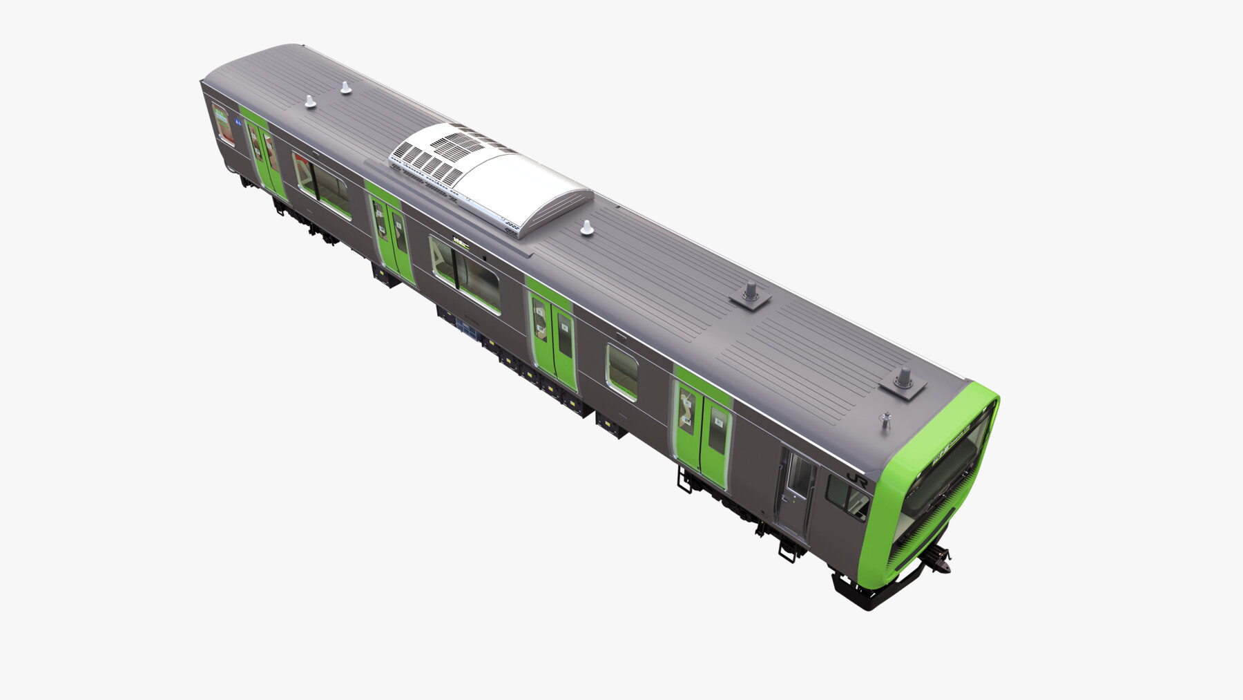 ArtStation - Rigged Train Japanese Locomotive Detailed Interior & Exterior Yamanote Line E235 ...