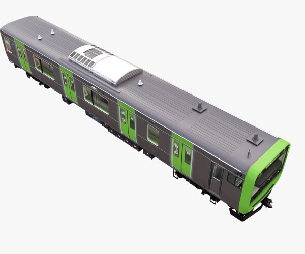 ArtStation - Rigged Train Japanese Locomotive Detailed Interior ...