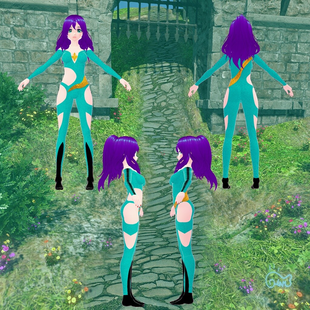 ArtStation - [Vroid] Exotic and nice | Resources