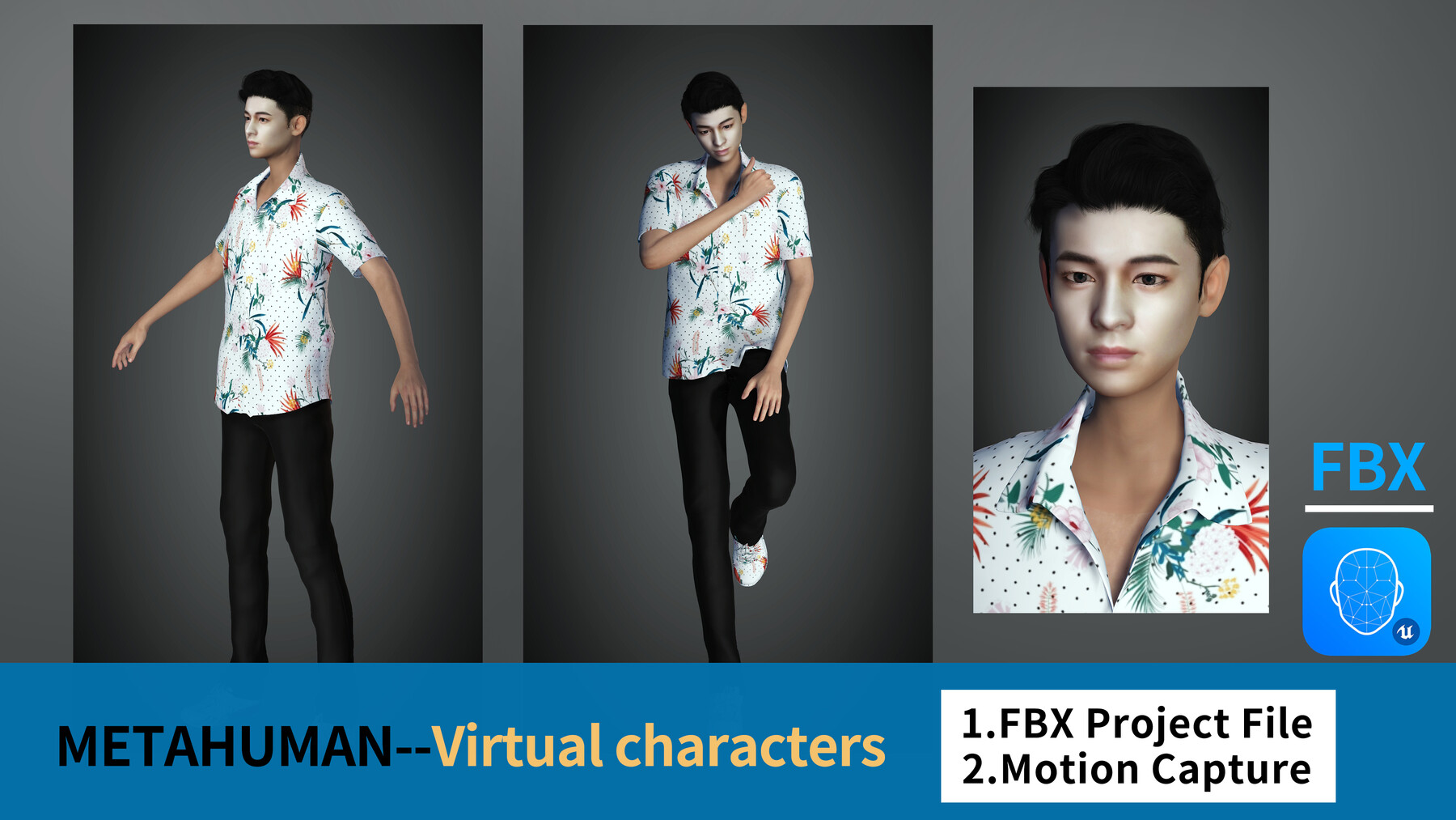 ArtStation - LAOQIN-Asian beach boy--Metahuman/FBX | Resources
