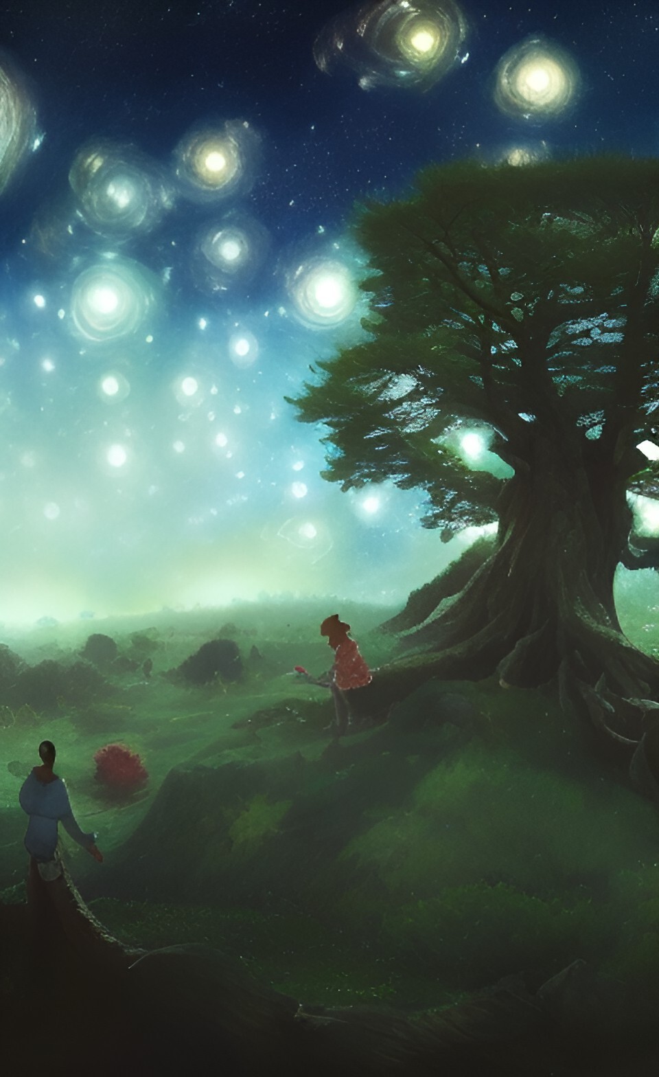 ArtStation - Starry night 46400 jpg pack wombo art | Artworks