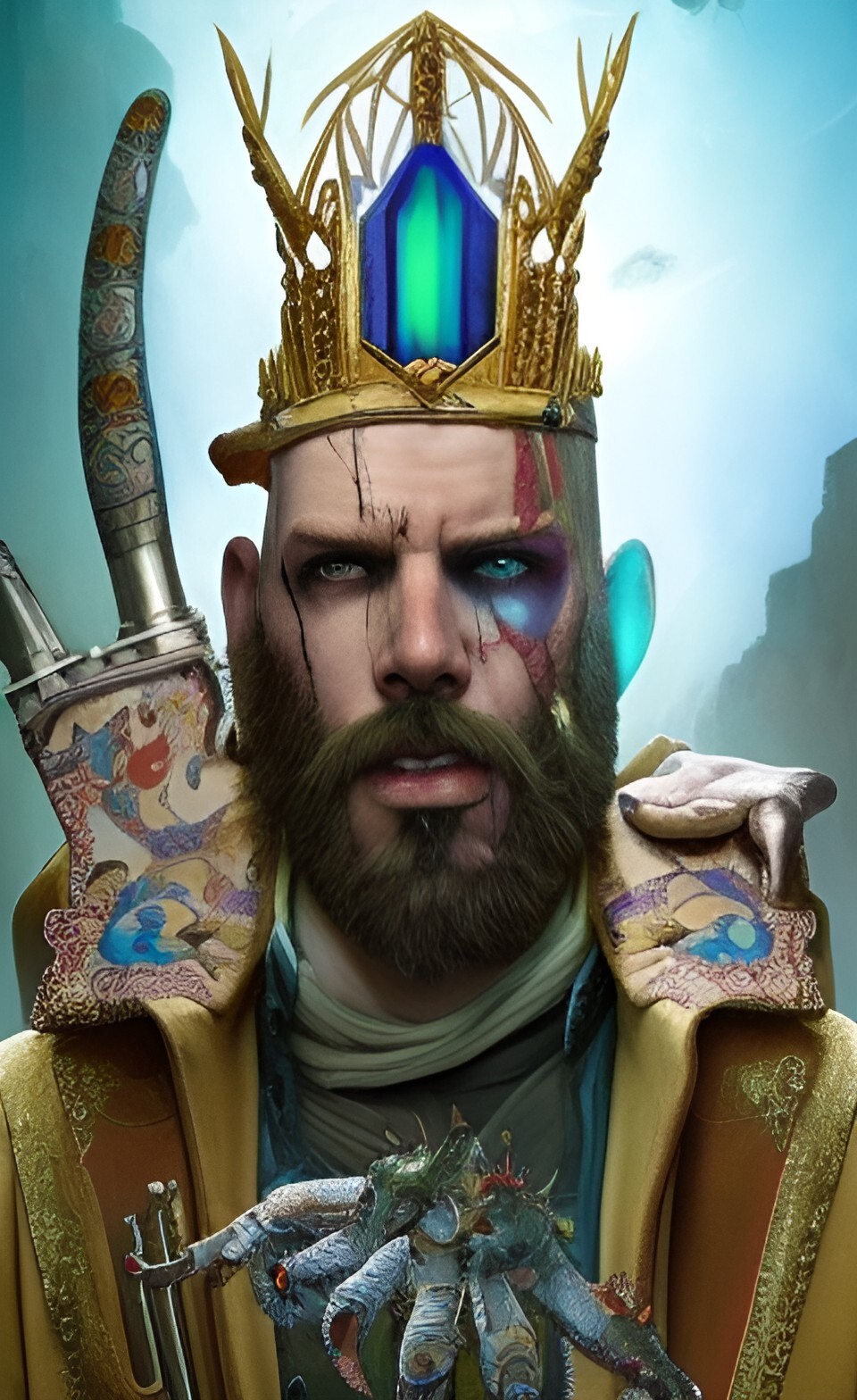 ArtStation - Psycho crowned 15900 jpg pack wombo art | Artworks