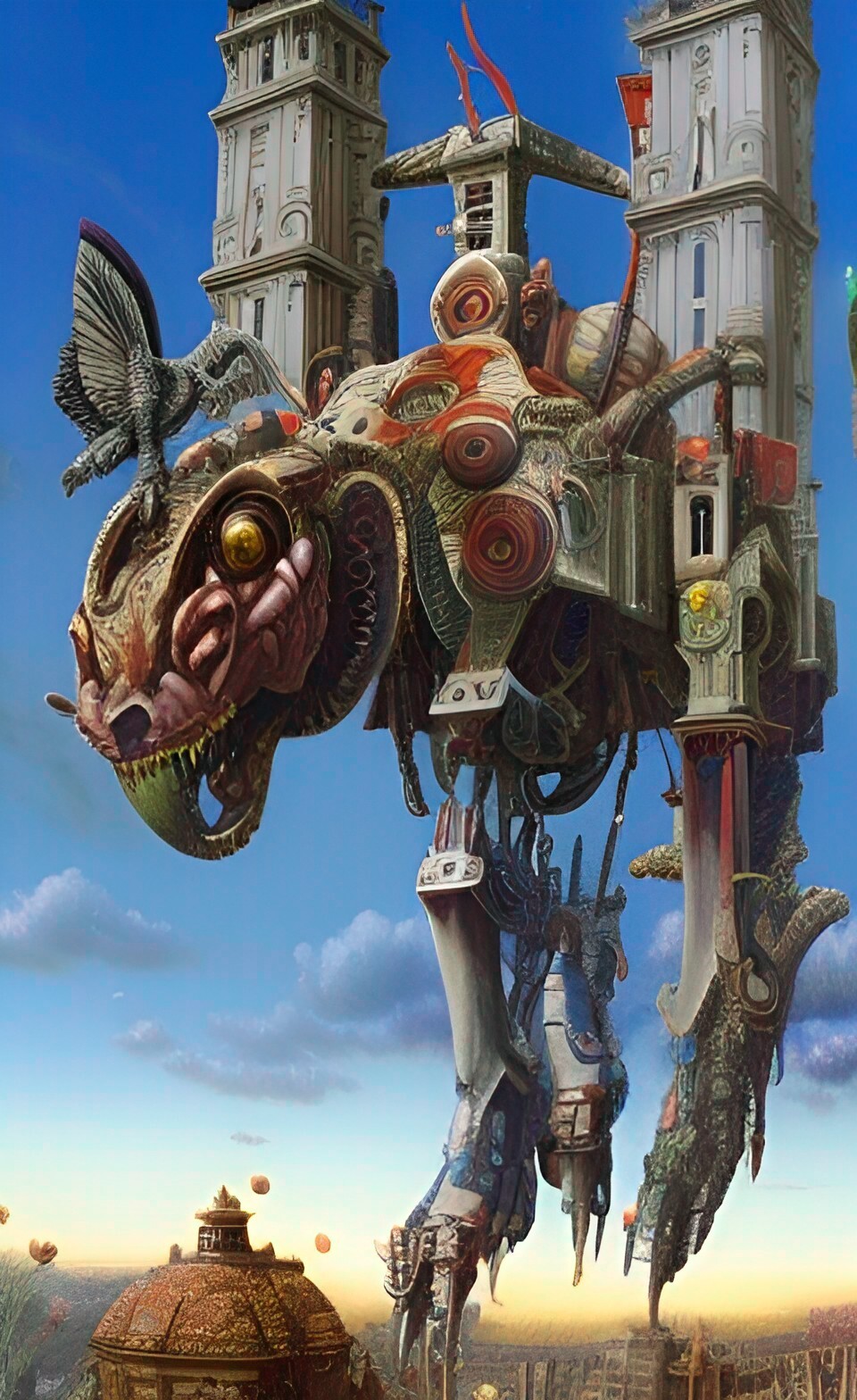 ArtStation - Big medieval mech 8000 jpg pack wombo art | Artworks