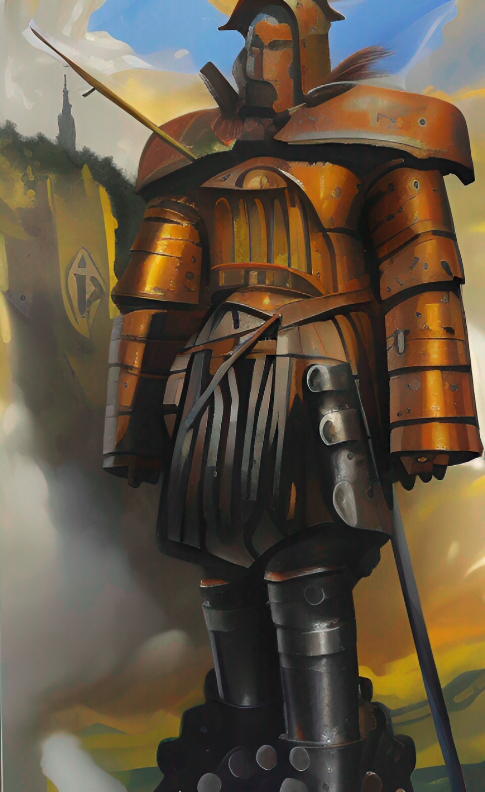 ArtStation - Big medieval mech 8000 jpg pack wombo art | Artworks