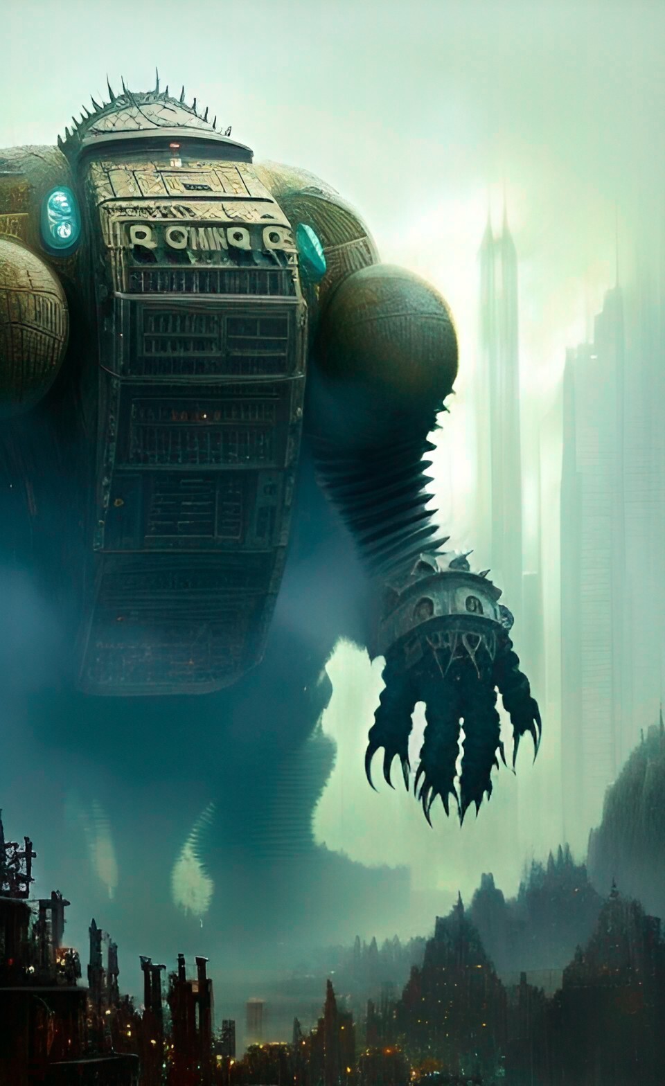ArtStation - Massive biomechanical golem 10900 jpg pack wombo art | Artworks