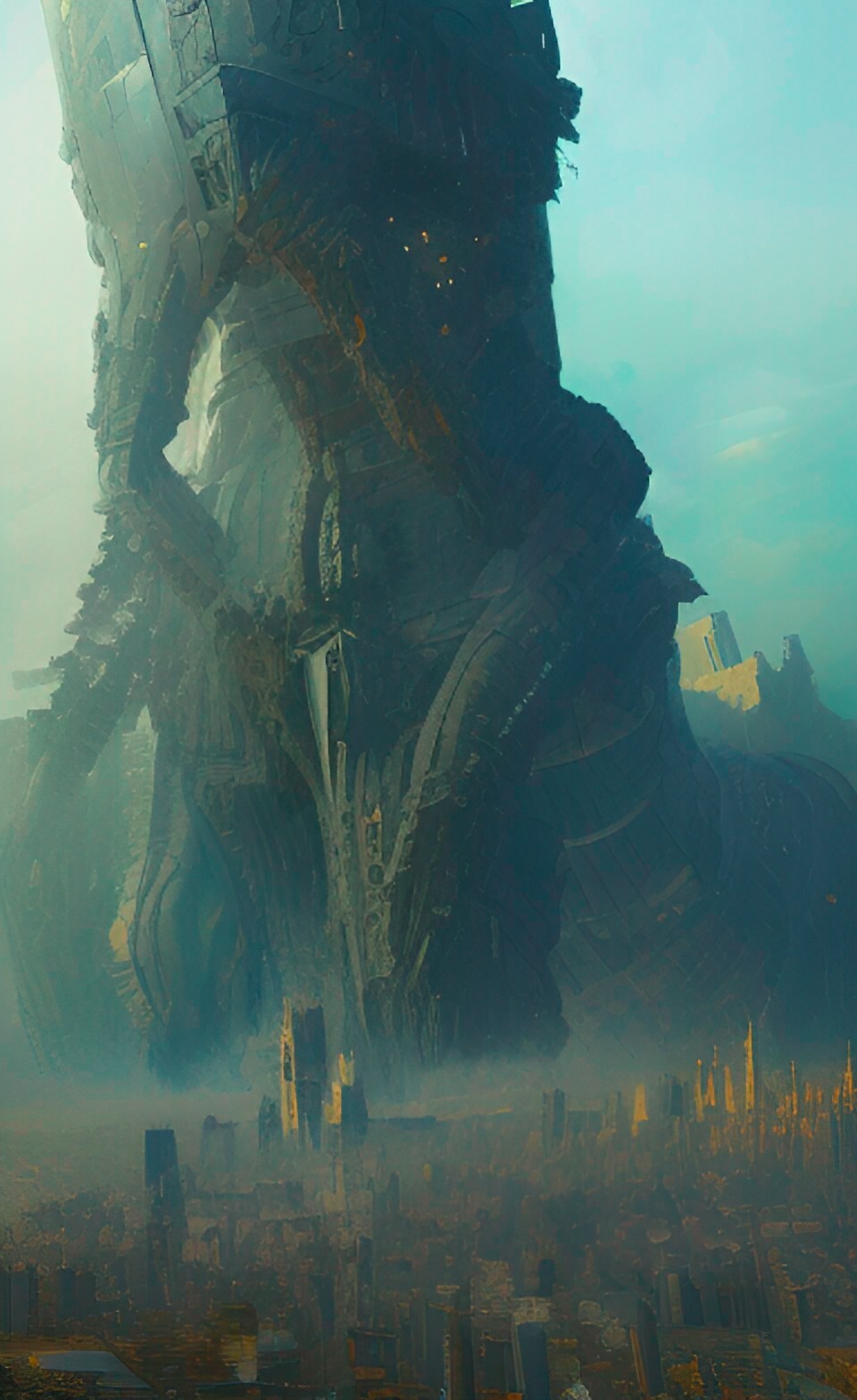 ArtStation - Massive biomechanical golem 10900 jpg pack wombo art | Artworks