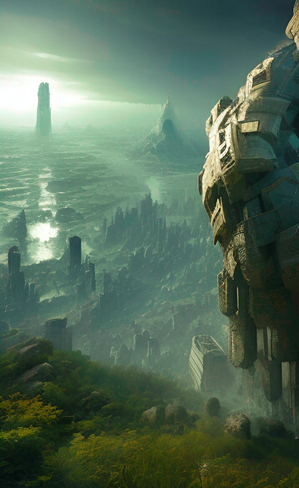 ArtStation - Massive biomechanical golem 10900 jpg pack wombo art | Artworks