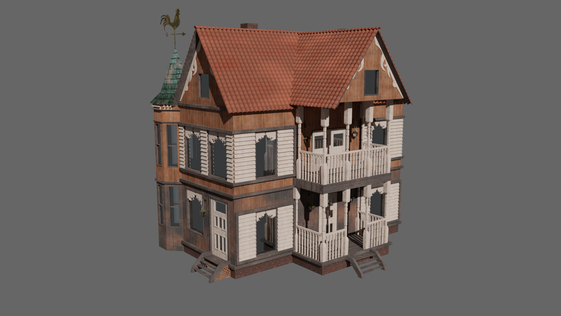 ArtStation - Old Stylized House | Game Assets