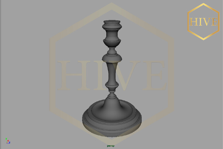ArtStation - 3d model decore candle stick stl | Resources