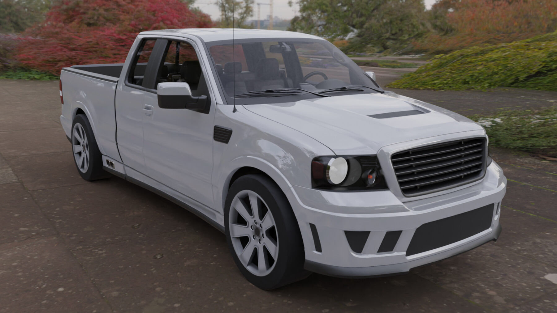 ArtStation - Saleen S331 Supercab with Engine Sounds | Game Assets