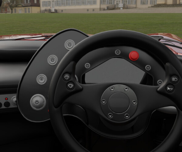 ArtStation - TVR Cerbera Speed 12 with Engine Sounds | Game Assets