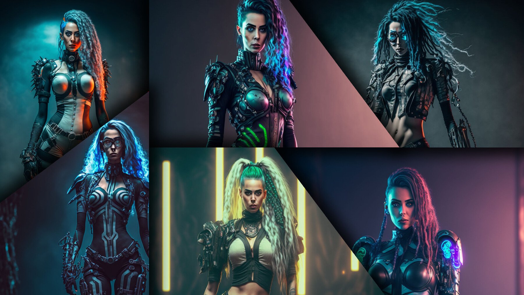 Artstation 107 Cyber Goth Girl More Than 8k Resolution Artworks