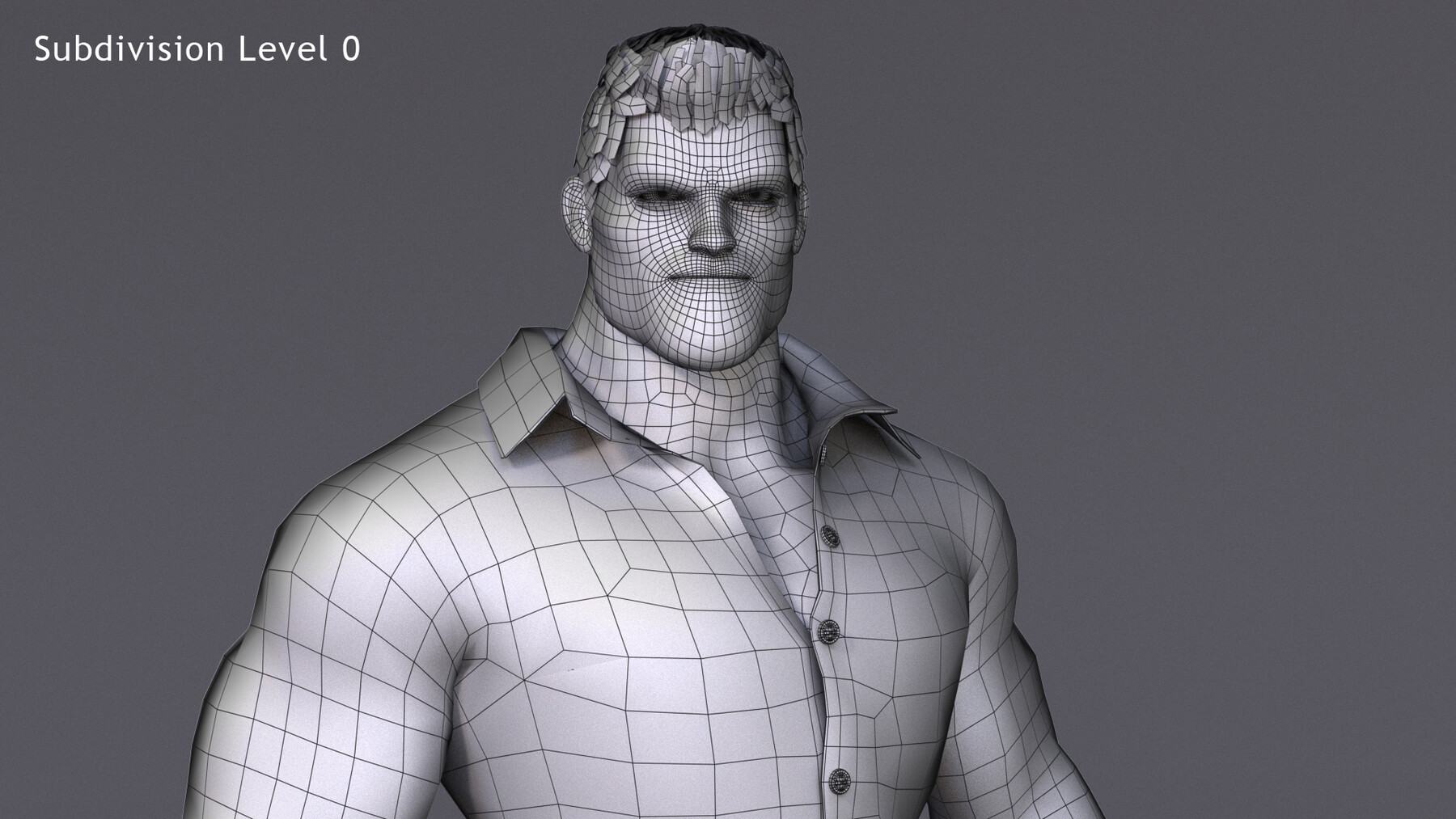 ArtStation - James Cartoon Man (Rig) | Game Assets