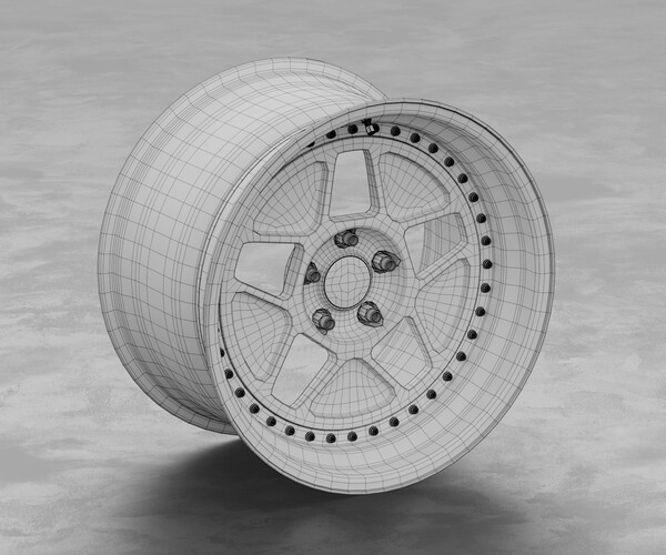 ArtStation - fifteen52 Tarmac R43 Hoonicorn Rim/Wheel 3D Model | Resources