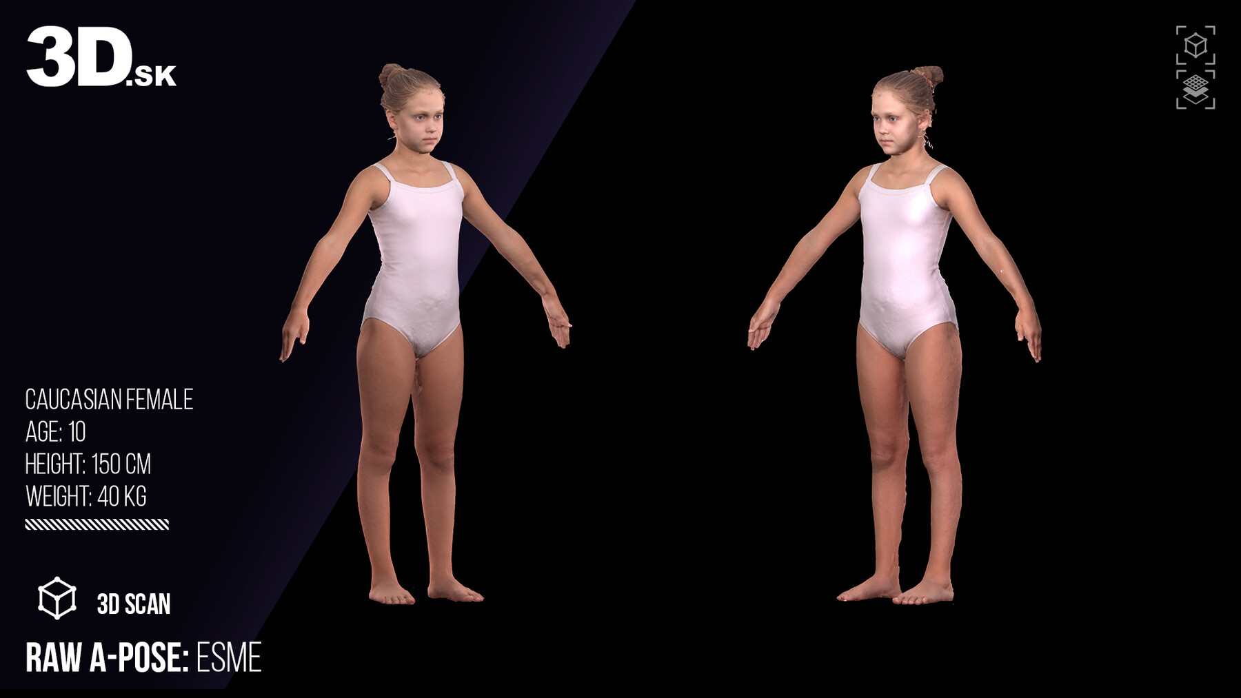 3D.SK - Raw A Pose|Esme Underwear