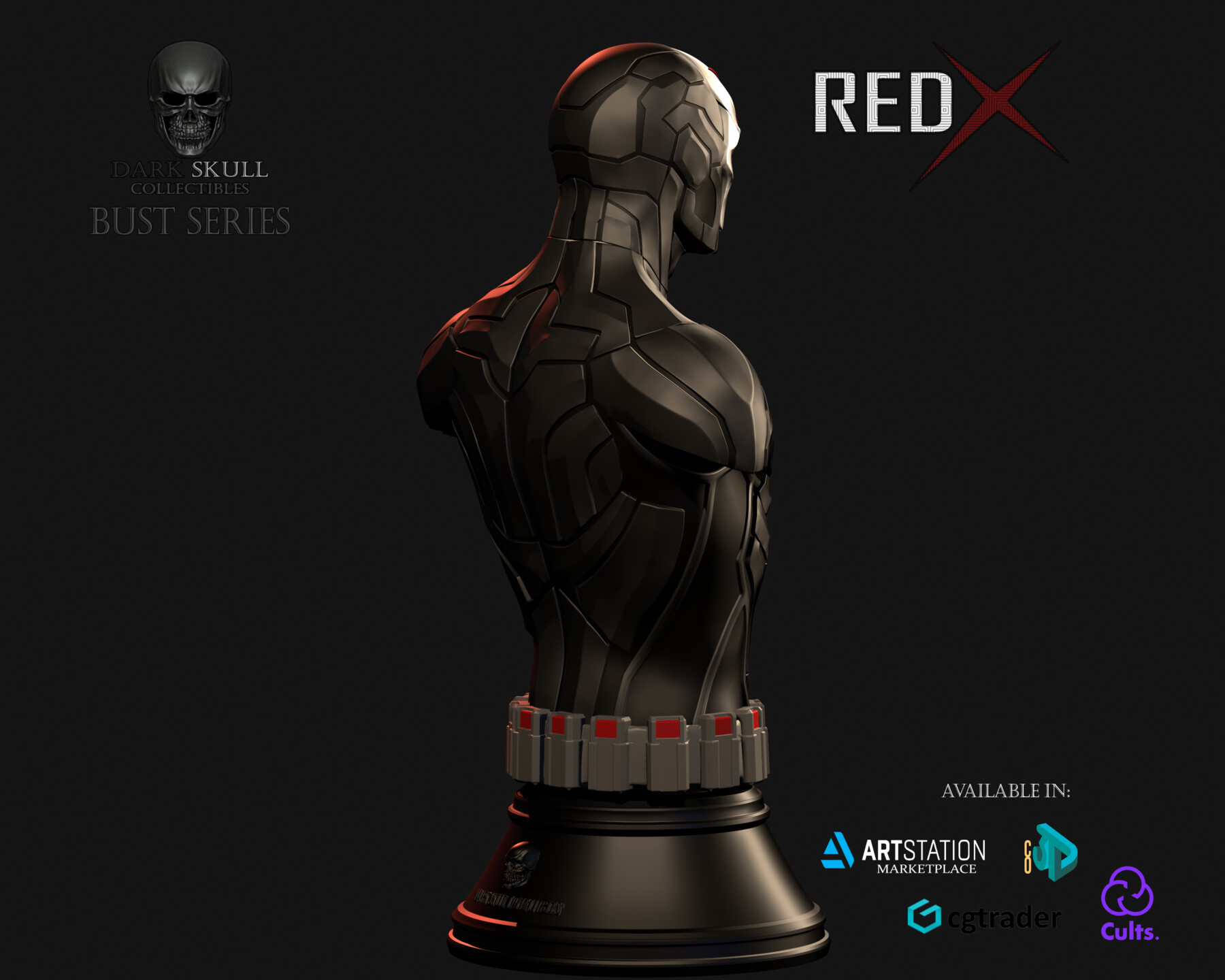 ArtStation - RED X BUST STL | Resources