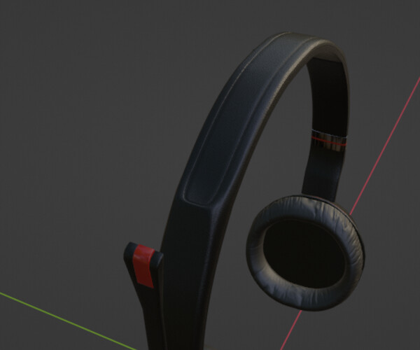 ArtStation - HeadPhones Blender Procedural materails only. | Resources