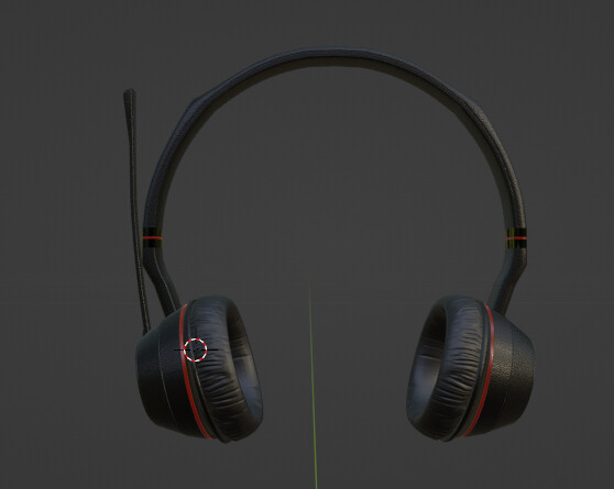 ArtStation - HeadPhones Blender Procedural materails only. | Resources