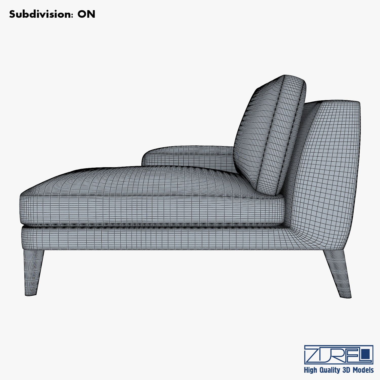 ArtStation - Roche Bobois Playlist Large 3 Seat Chaise | Resources