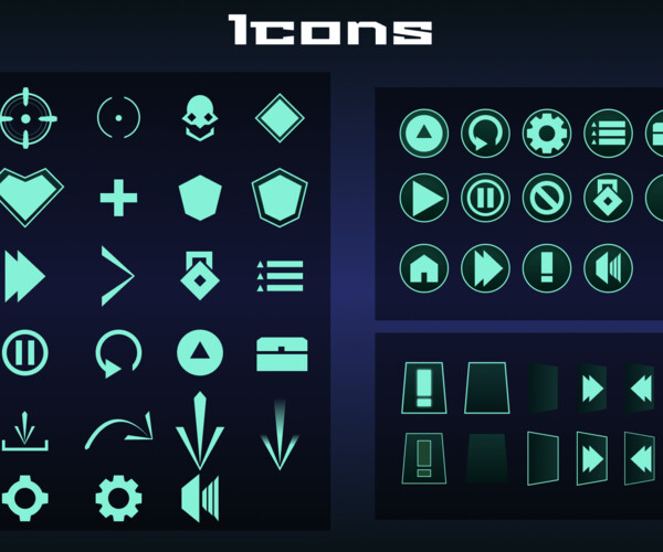 ArtStation - FREE Sci-Fi UI Game Asset Pack | Game Assets