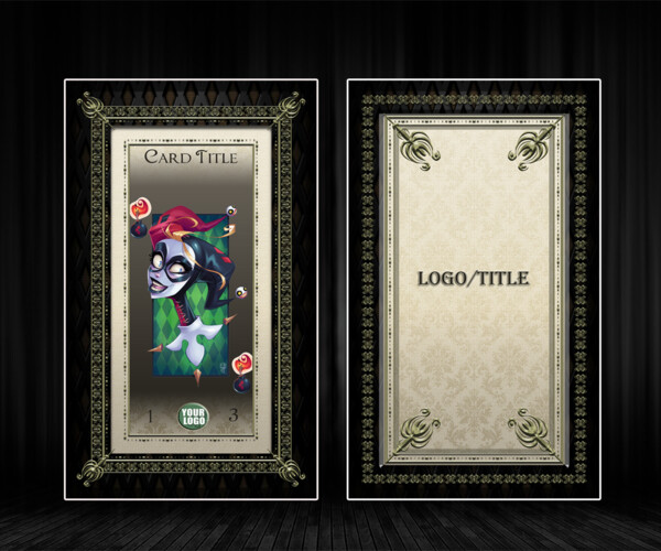 ArtStation - Game Card PSD Template | Artworks