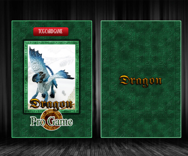 ArtStation - TCG card template PSD V4 | Game Assets