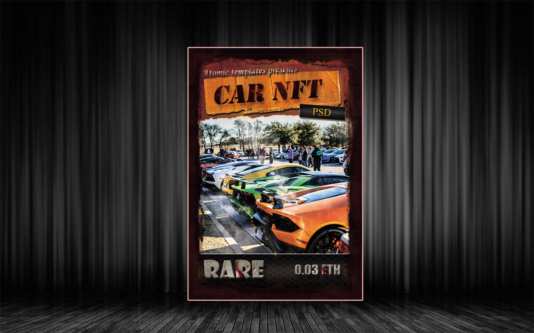 ArtStation - Classic NFT card Template Photoshop | Artworks