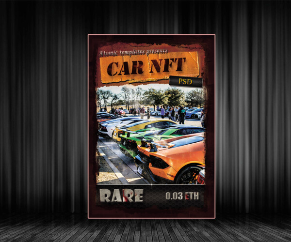 ArtStation - Classic NFT card Template Photoshop | Artworks