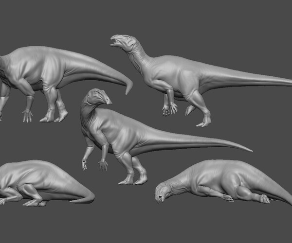ArtStation - Dinosaur Pose Pack 01 | Resources