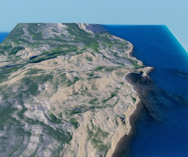 ArtStation - Terrain Collection - 02 Riff-01 | Game Assets