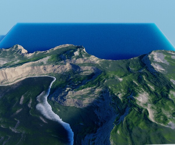 ArtStation - Terrain Collection - 02 Riff-01 | Game Assets