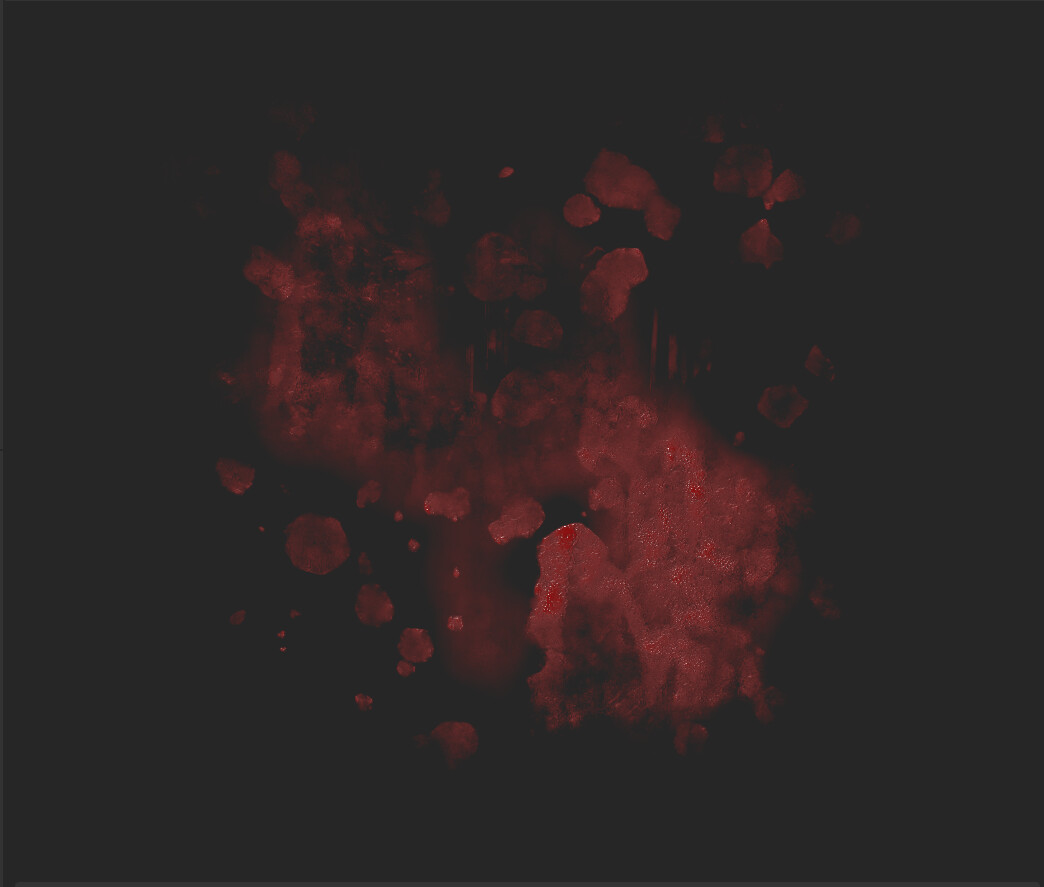 ArtStation - Blood Patches Decal-01 | Game Assets