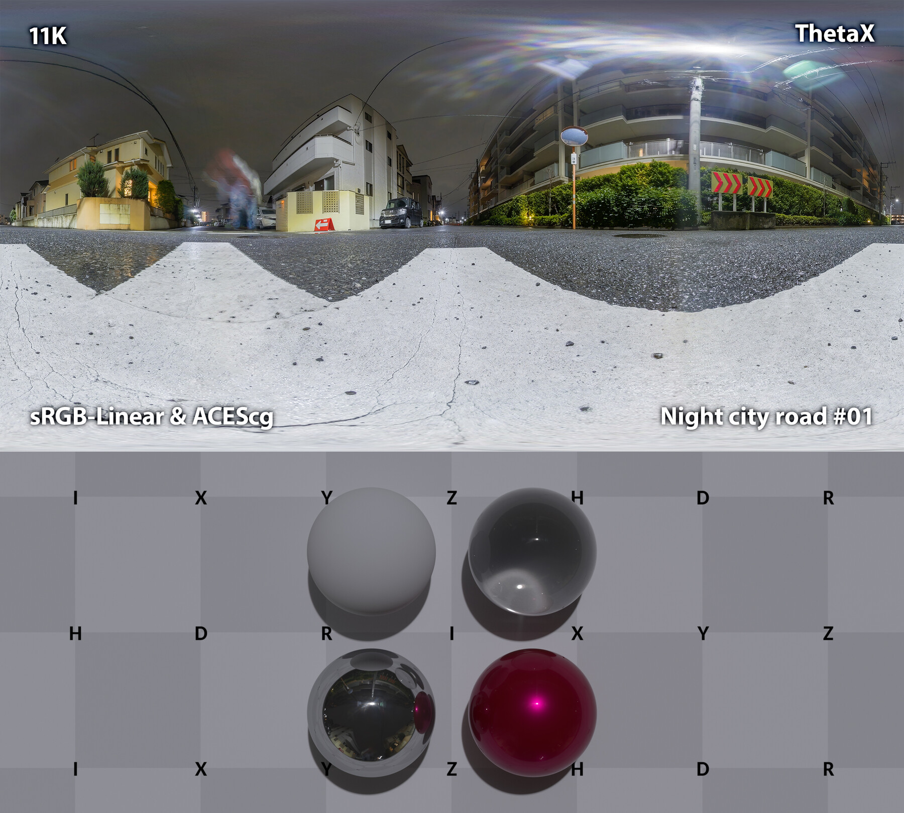 ArtStation - Night city road #001 Saitama, Japan - 11K 32bit HDRI ...