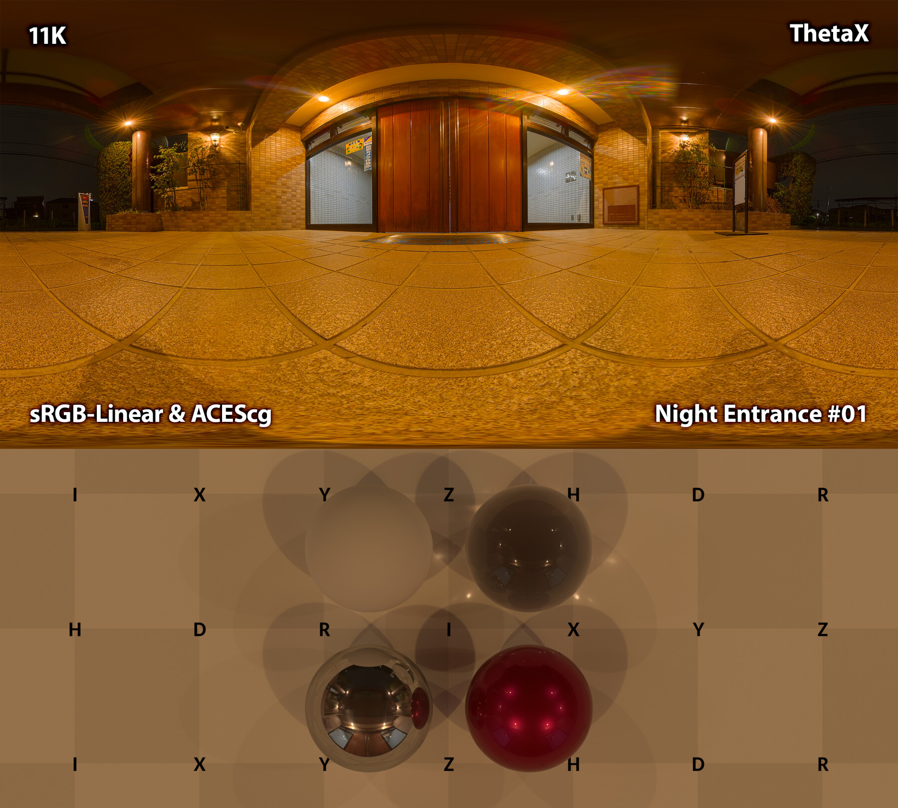 ArtStation - Night Entrance #001 Saitama, Japan - 11K 32bit HDRI ...
