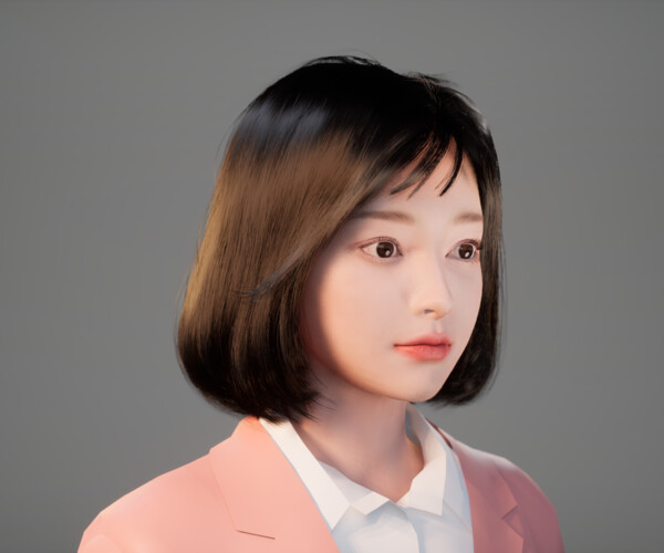 ArtStation - Asian working women/Formal wear--Metahuman/Unreal engine ...