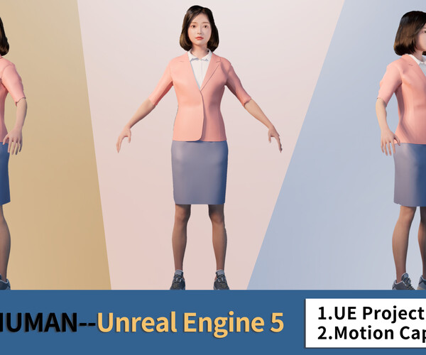 ArtStation - Asian working women/Formal wear--Metahuman/Unreal engine ...