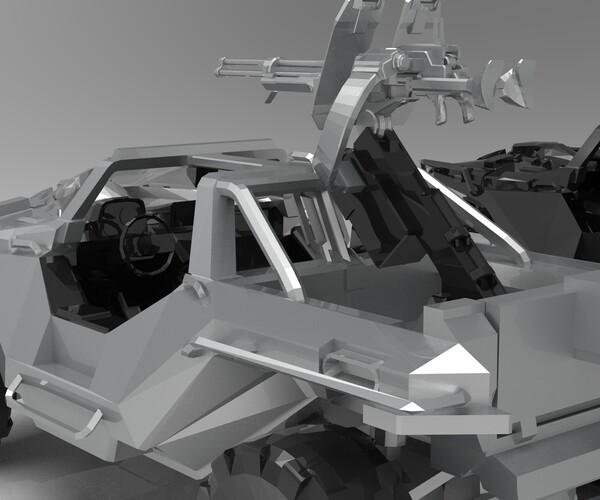 ArtStation - UNSC WARTHOG | Game Assets