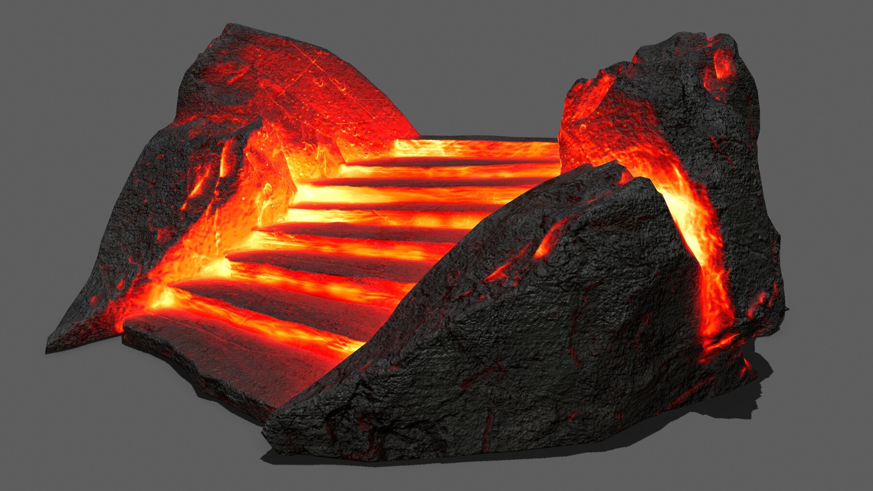 ArtStation - Volcanic Stair | Resources