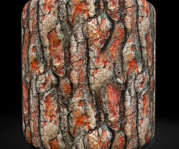 ArtStation - Wood Bark Texture 4K Vol 2 | Resources