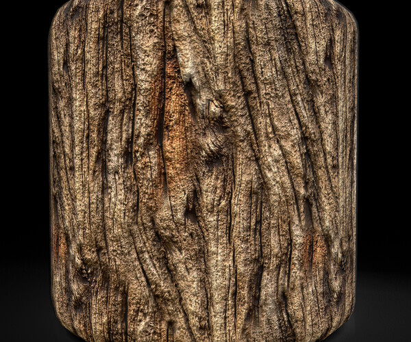 ArtStation - Wood Bark Texture 4K Vol 2 | Resources