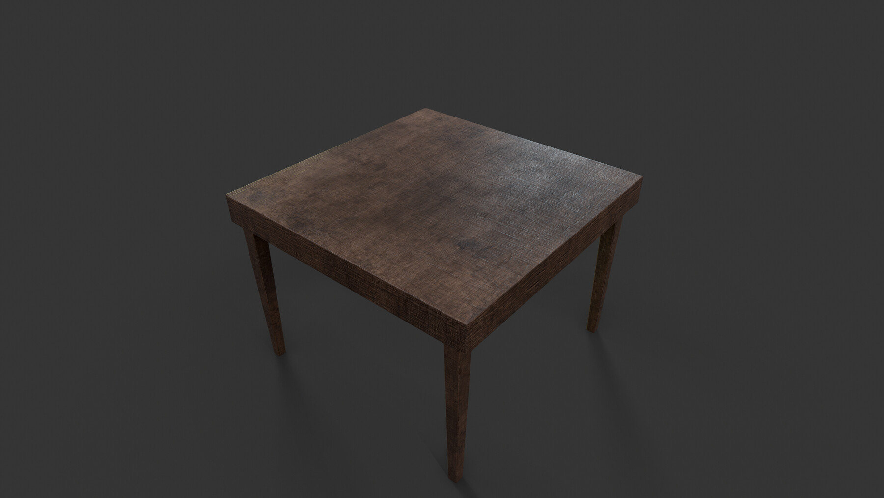 ArtStation - Low poly game ready table | Game Assets