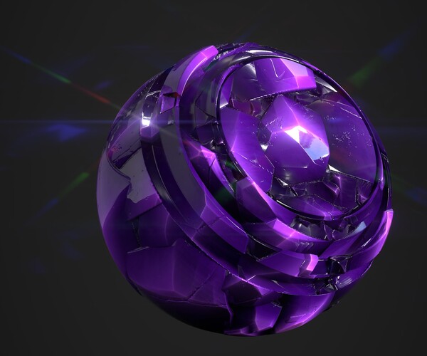 ArtStation - Crystal bundle VOL 01- SBS & SBsar | Game Assets