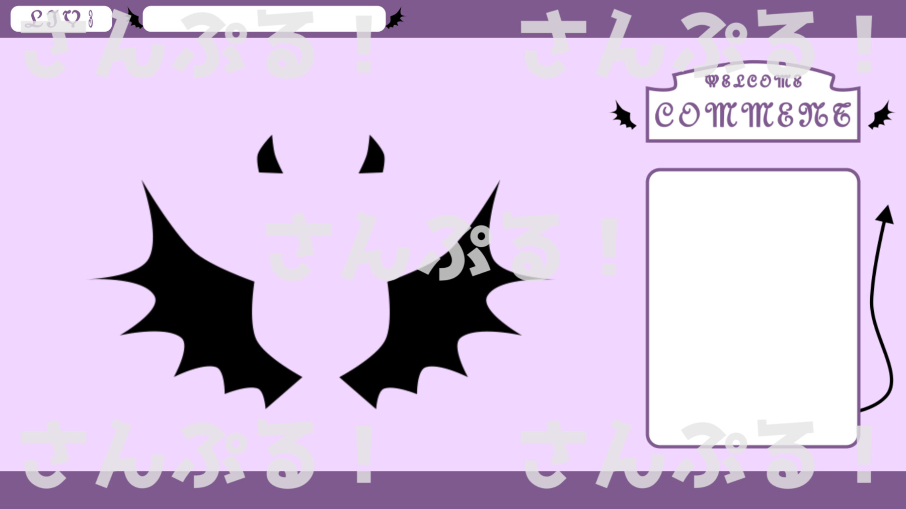 ArtStation - Animated streaming overlay [Devil horn] Background/OBS ...