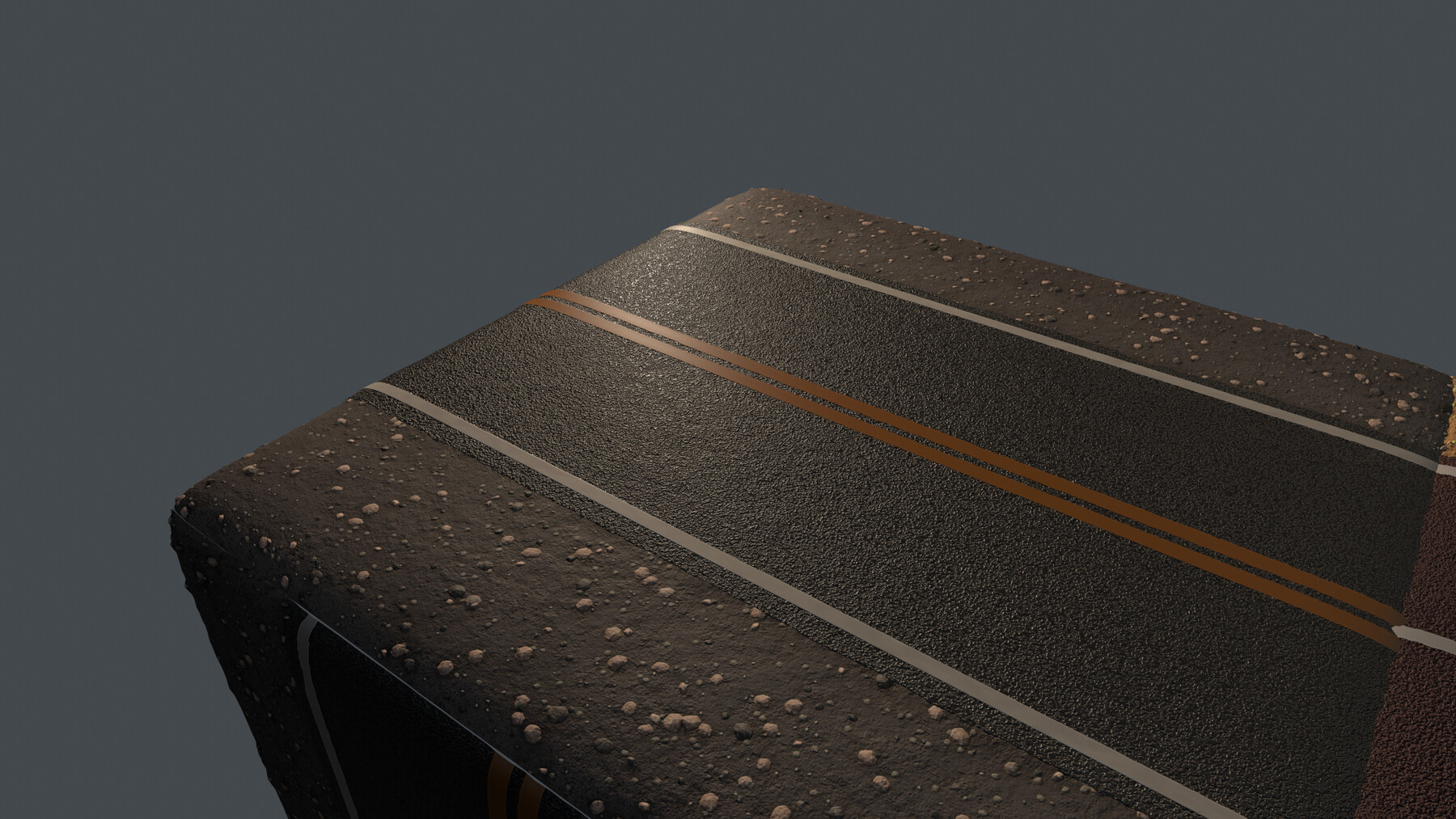 ArtStation - Road Texture Material Procedural (sbsar + 4 PBR texture ...