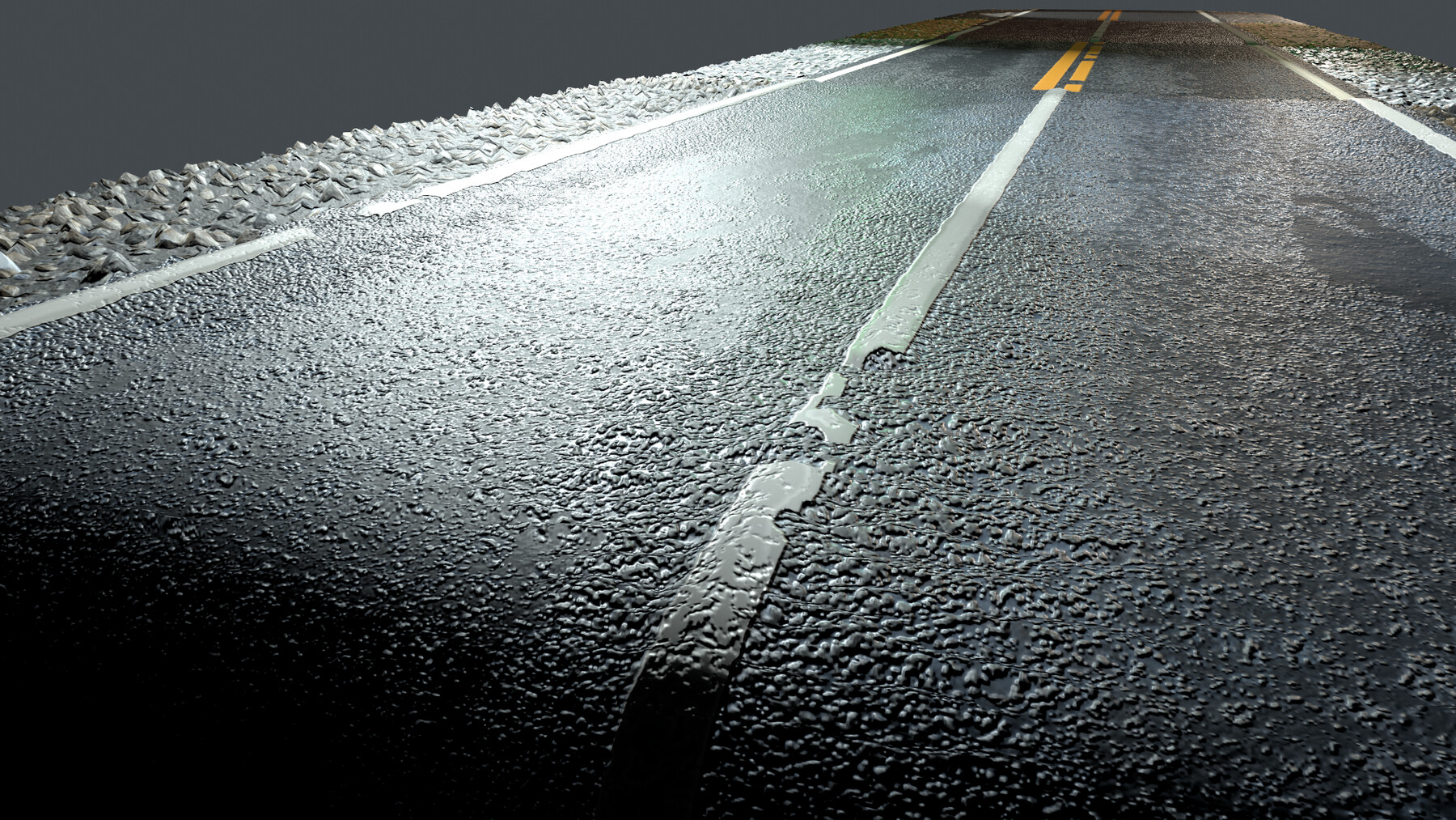 ArtStation - Road Texture Material Procedural (sbsar + 4 PBR texture ...