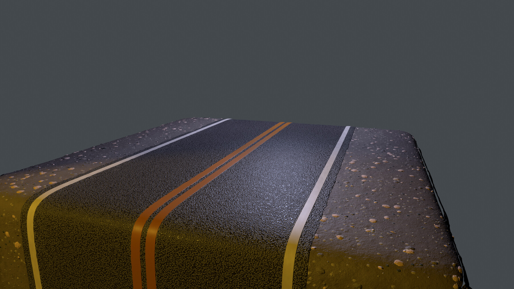 ArtStation - Road Texture Material Procedural (sbsar + 4 PBR texture ...