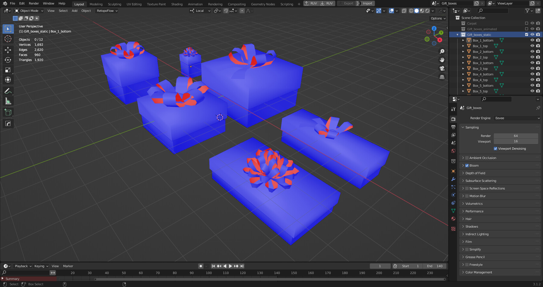 ArtStation - Gift boxes | Game Assets